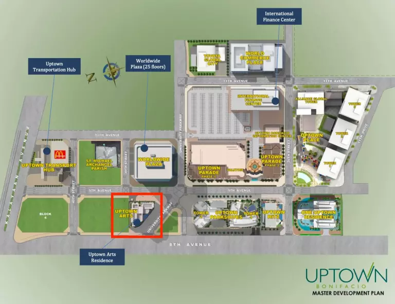 Uptown Arts Residence - Megaworld BGC Condo