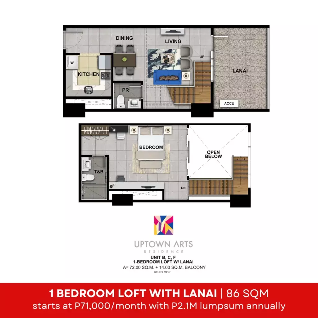Uptown Arts Residence - Megaworld BGC Condo