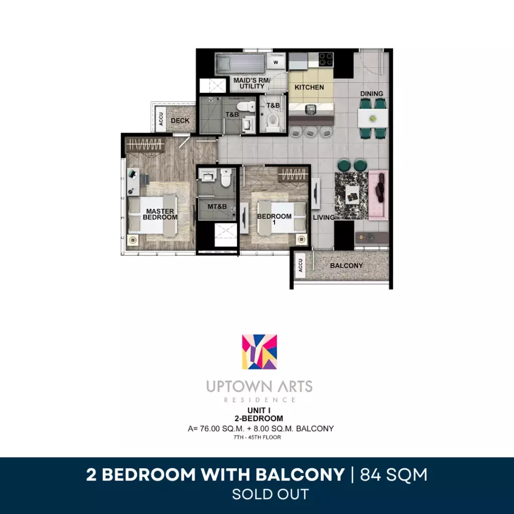 Uptown Arts Residence - Megaworld BGC Condo