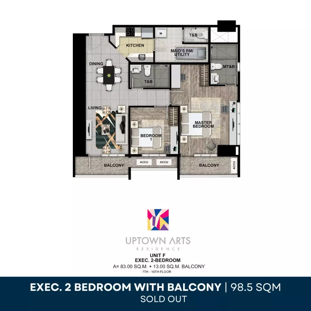 Uptown Arts Residence - Megaworld BGC Condo