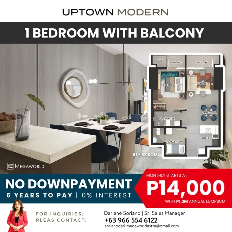 Uptown Modern - Megaworld BGC Condo