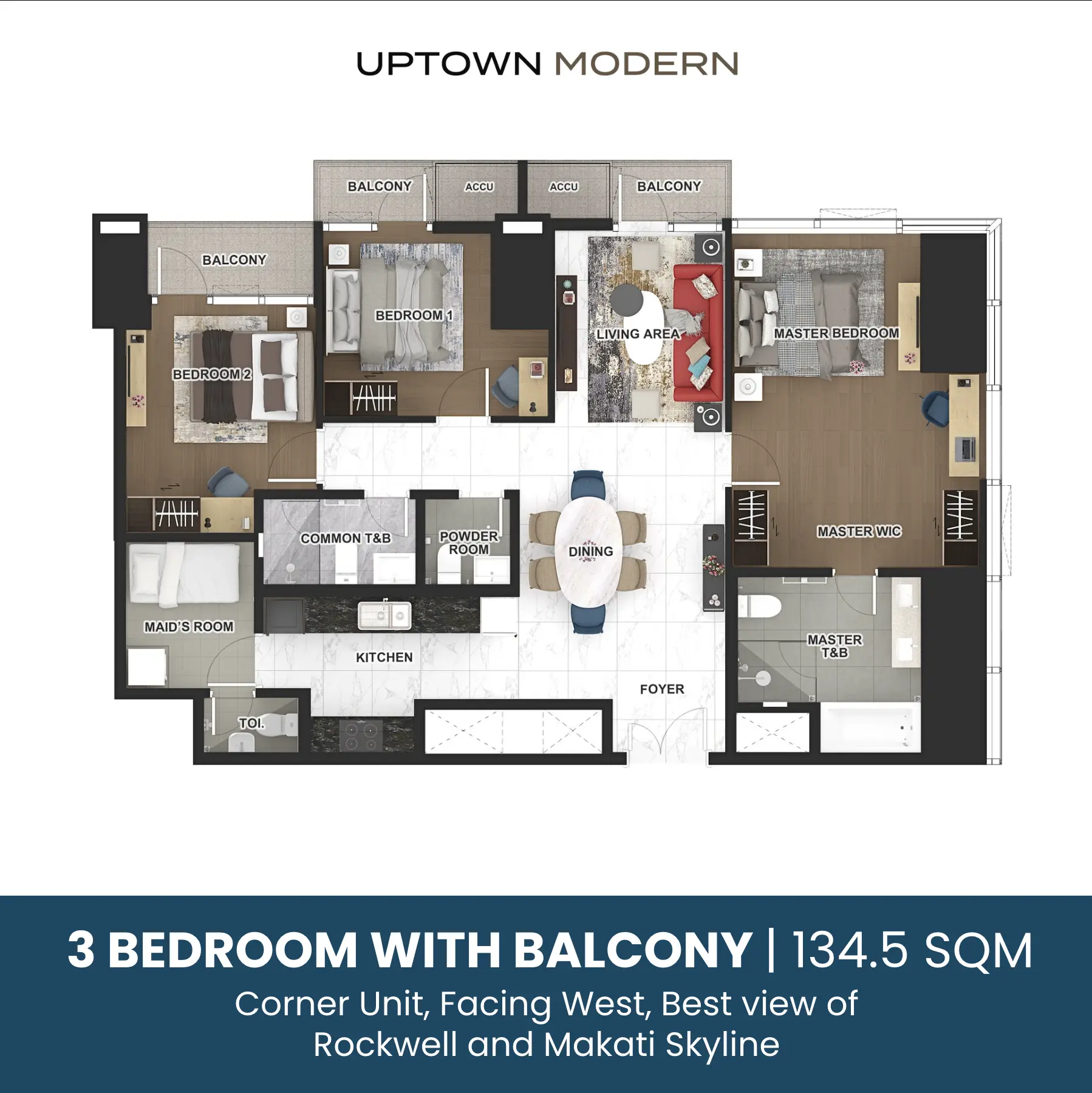 Uptown Modern - Megaworld BGC Condo